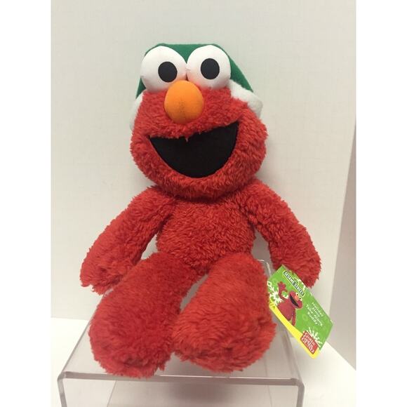 Gotta Get Gund | Toys | Sesame Street Holiday Elmo Take Along Buddy 1in ...